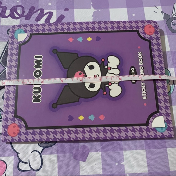 Sanrio | Office | Kuromi Memo Bookstyle Set Of Sticky Notes And ...